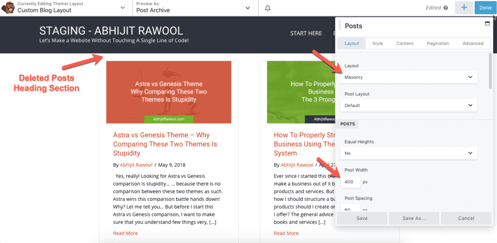 How To Create A Custom Blog Layout In WordPress Without Any Code