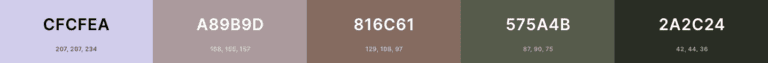 13 Trendy Color Palettes for Photography Websites
